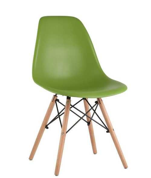 Стул Eames Wood зеленый
