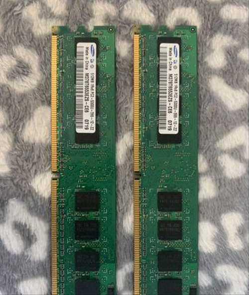 Оперативная память ddr2 512 (2шт) цена за обе