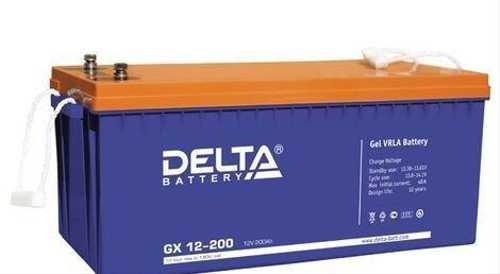 Delta GX12-200 Аккумулятор гелевый 200 Ач