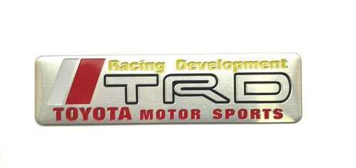 Эмблема универсальная TRD Racing motor