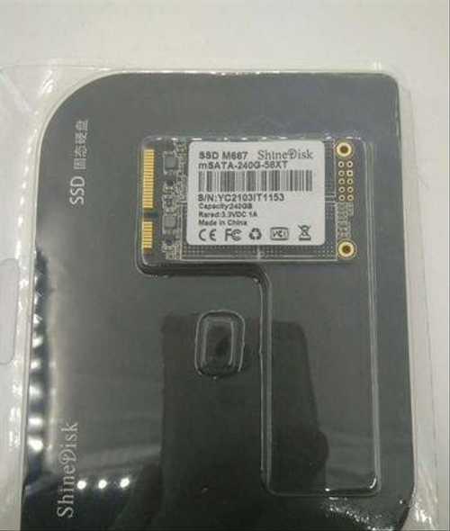 SSD msata 240 Gb. новый для ноутбуков
