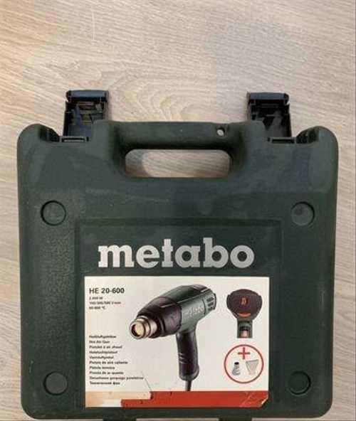 Фен строительный metabo HE 20-600