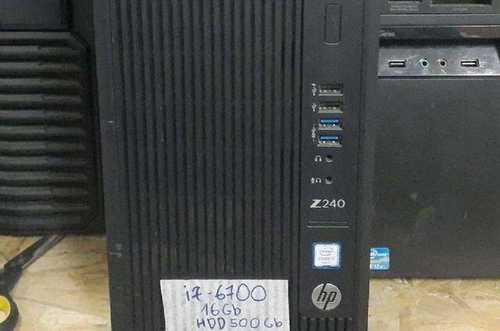 Станция hp Z240. i7-6700