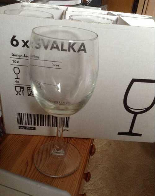 Бокалы из IKEA svalka для вина