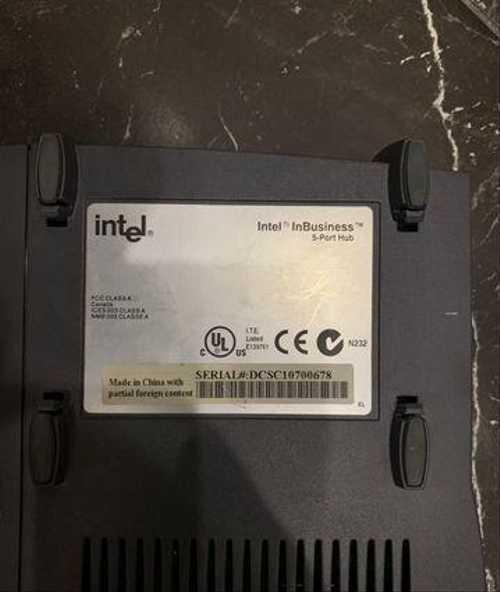 Коммутатор intel inbusiness 5 port hub