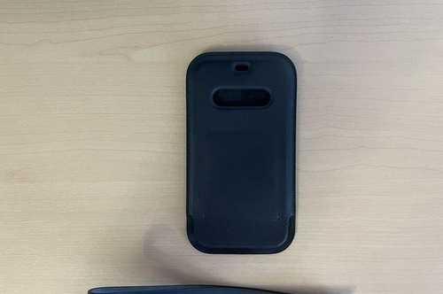 Кожаный чехол-конверт MagSafe iPhone 12, 12 Pro