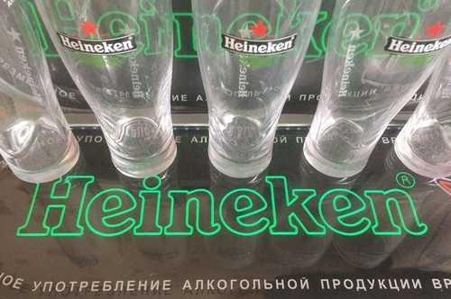Бокалы Heineken + Led