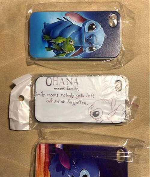Чехол для iPhone 4 Ohana Стич