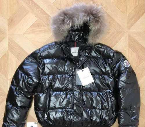 Пуховик куртка, новый, Moncler, блестящий