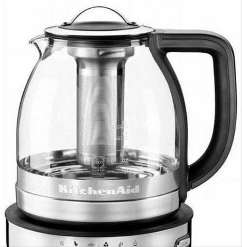 Чайник KitchenAid 5KEK1322ESS, серебристый/черный