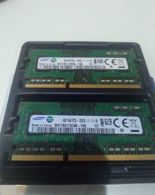 Samsung DDR3/DDR3L 4GB x 2 SO-dimm опер. память