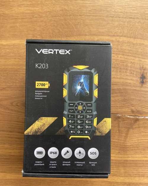 Телефон Vertex K203 новый