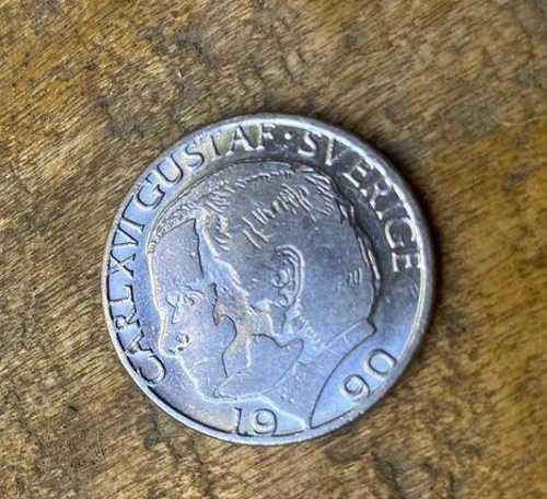 Монета крон 1990 год