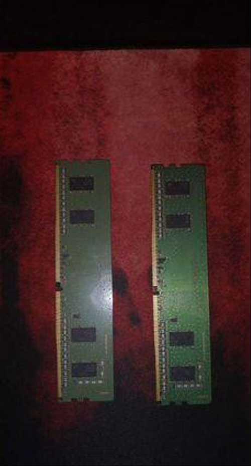 Оперативная память ddr4 8gb 2x4 sumsung