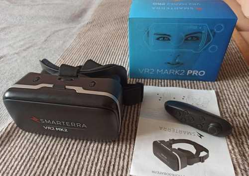 VR очки (шлем) для смартфона + джойстик Smarterra