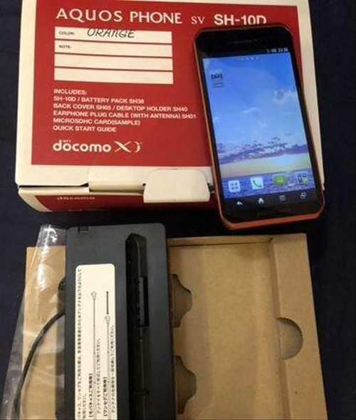 Японский смартфон sharp aquos phone SH-10D