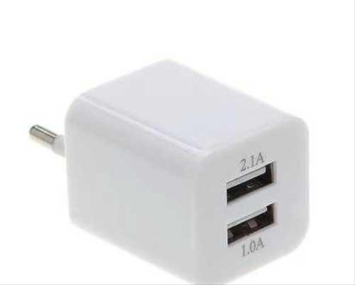 Сзу Техпак для 2 USB 1.0 / 2.1A оптом