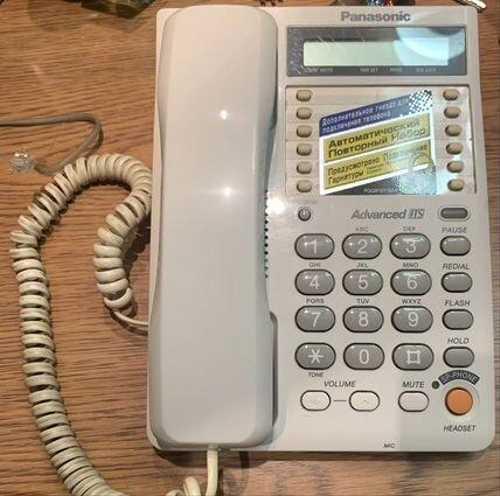 Телефон стационарный panasonic KX-TS2365RUW
