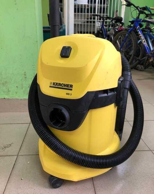 Профессиональный пылесос karcher WD 3 Premium 1000