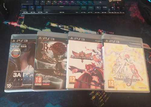 Arcana Hearts 3, Tales of Graces f, Bayonetta PS3