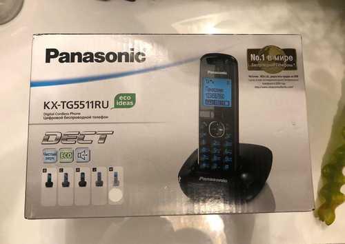 Panasonic беспроводной телефон, KX-TG5511RU, белый