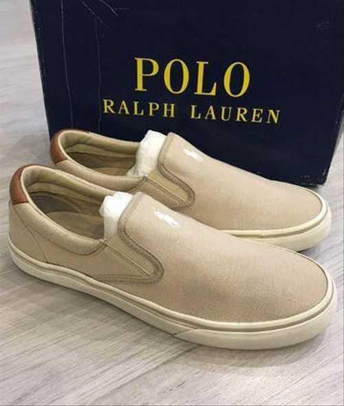 Слипоны, кеды polo ralph lauren