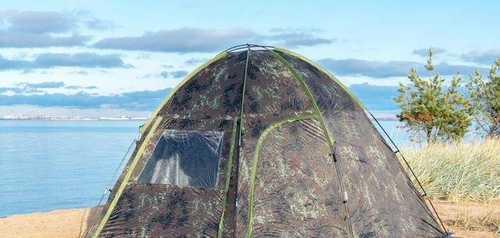 Палатка Talberg кемпинг камуфляж 4-х местная