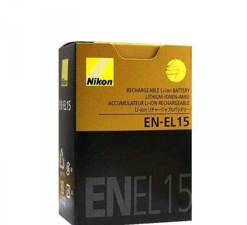 Новый аккум. Nikon EN-EL15 for D7000, D7100, D800