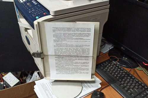 Держатель бумаг, на подставке copy holder бу