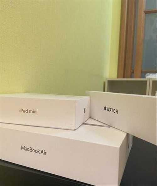 Оригинальные пустые коробки Apple
