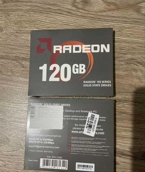 SSD Radeon 120Gb запечатанный