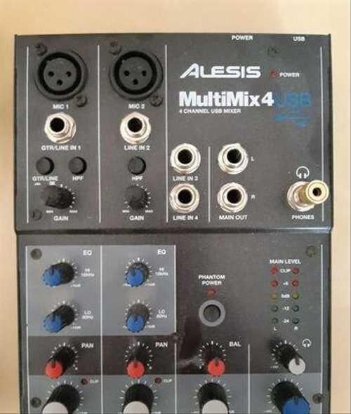 Микшерный пульт Alesis MultiMix 4 USB