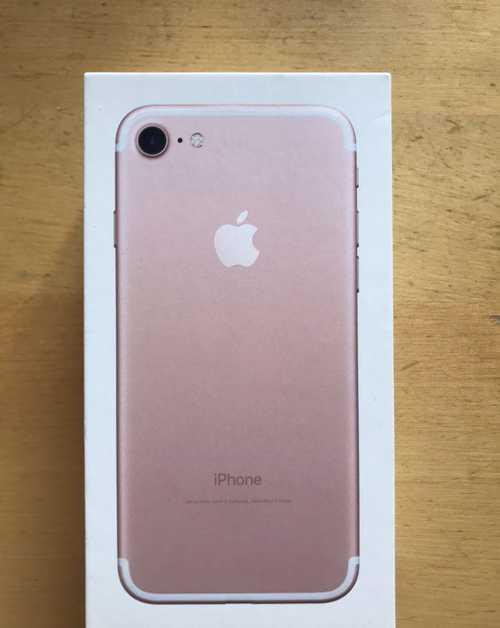Телефон iPhone 7 rose gold