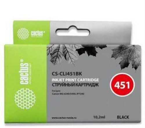 Картридж Cactus Black CS-CLI451BK