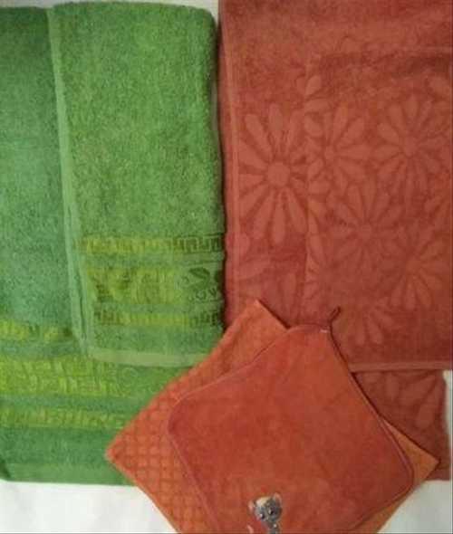 Махровые полотенца, новые (Турция), хлопок