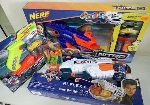 Нерф Бластеры и треки Nerf