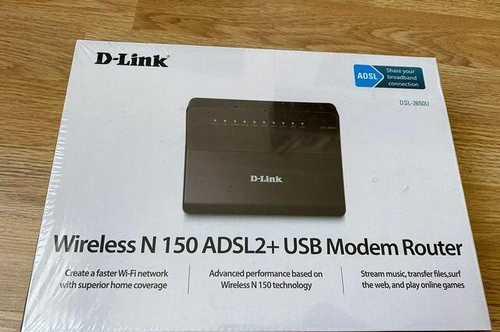 Роутер D-Link wireless N 150 adsl2 +USB Modem Rout