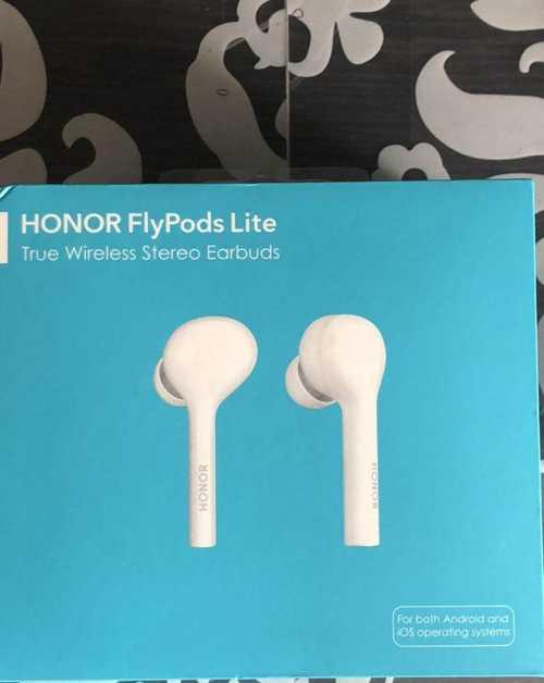 Беспроводные наушники honor flypods lite белые