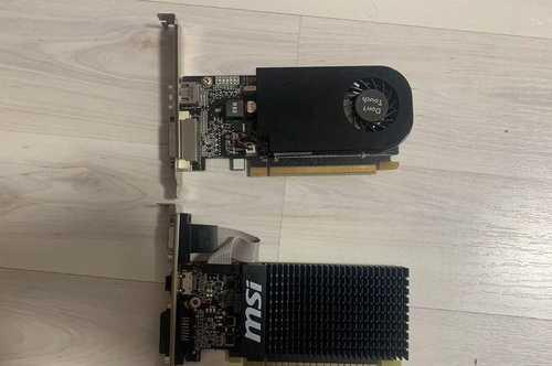 Видеокарта GeForce GT710 2GB и MSI gt710 1GB
