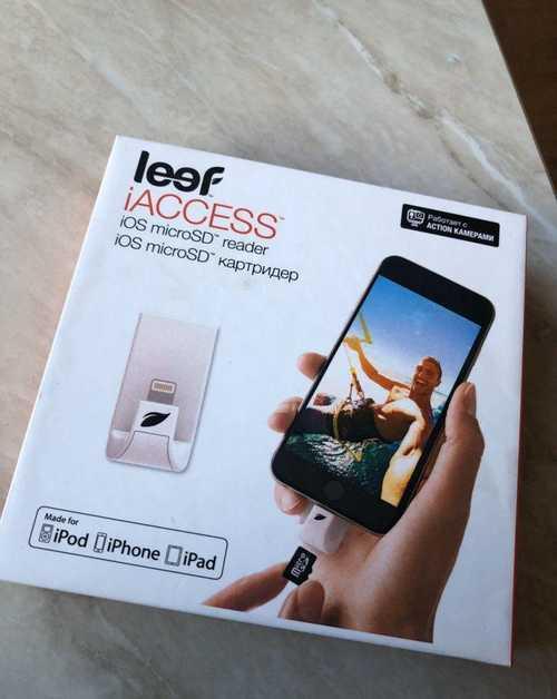 Leef iOS microSD картридер