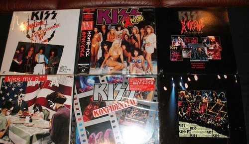 Лазерные диски Kiss Кисс LD LaserDisc Япония