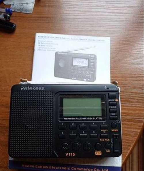 Радиоприёмник- плеер retekess V115