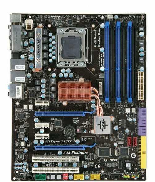 MSI X58 Platinum Socket 1366 6xDDR3
