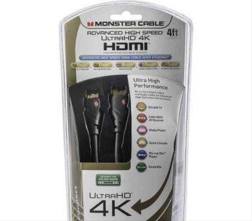Кабель hdmi 2.0 Monster Cable ISF sertf. 24K gold