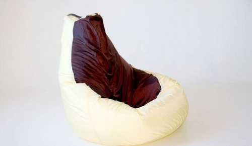 Кресло-мешок бинбэг " Комфорт" бежево - коричневый