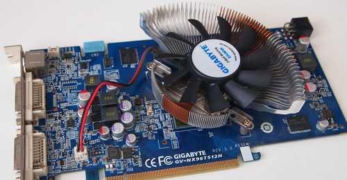 Видеокарта gigabyte GeForce 9600GT