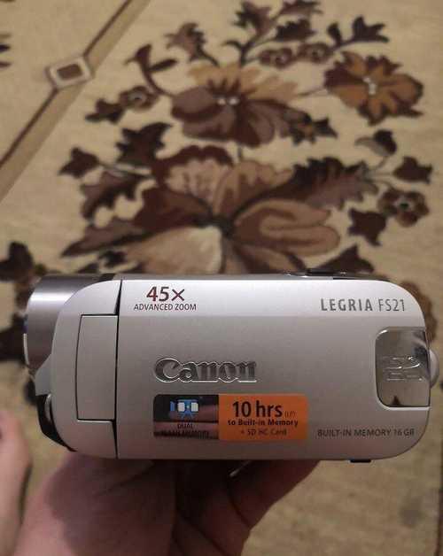 Видеокамера canon legria fs21