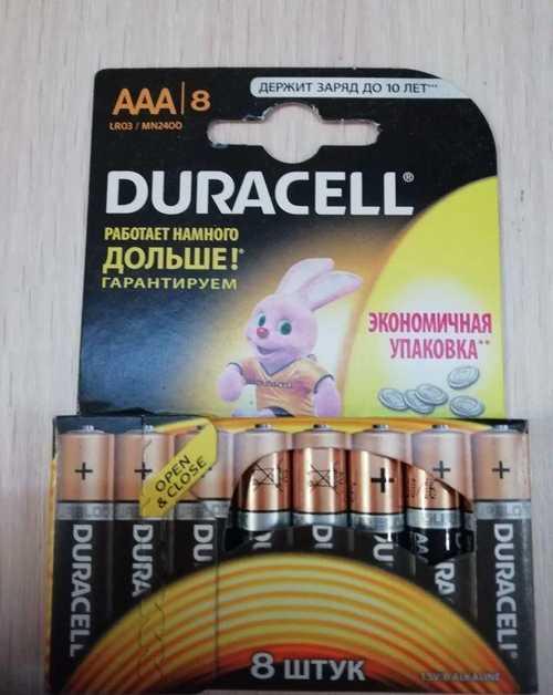 Батареек "Duracell Professional", мизинчиковые