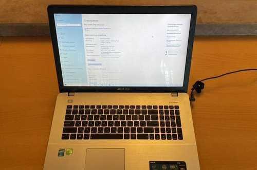 Ноутбук Asus K750J 17.3 i7-4700HQ GT 740M 2Gb