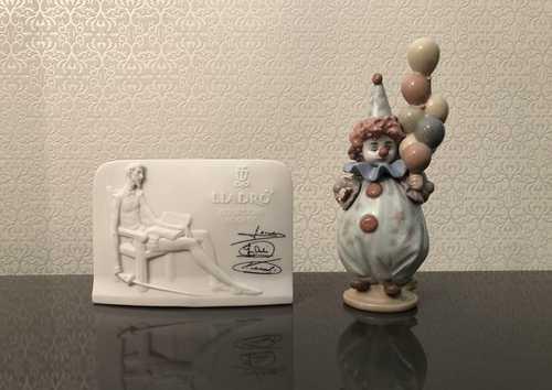 Lladro фарфоровая статуэтка Маленький клоун